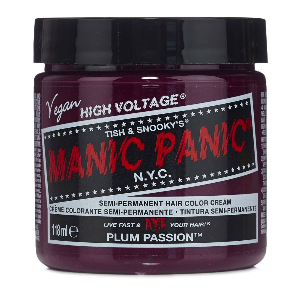 Manic Panic Hair Dye Classic High Voltage - Plum Passion 118ml – Make ...